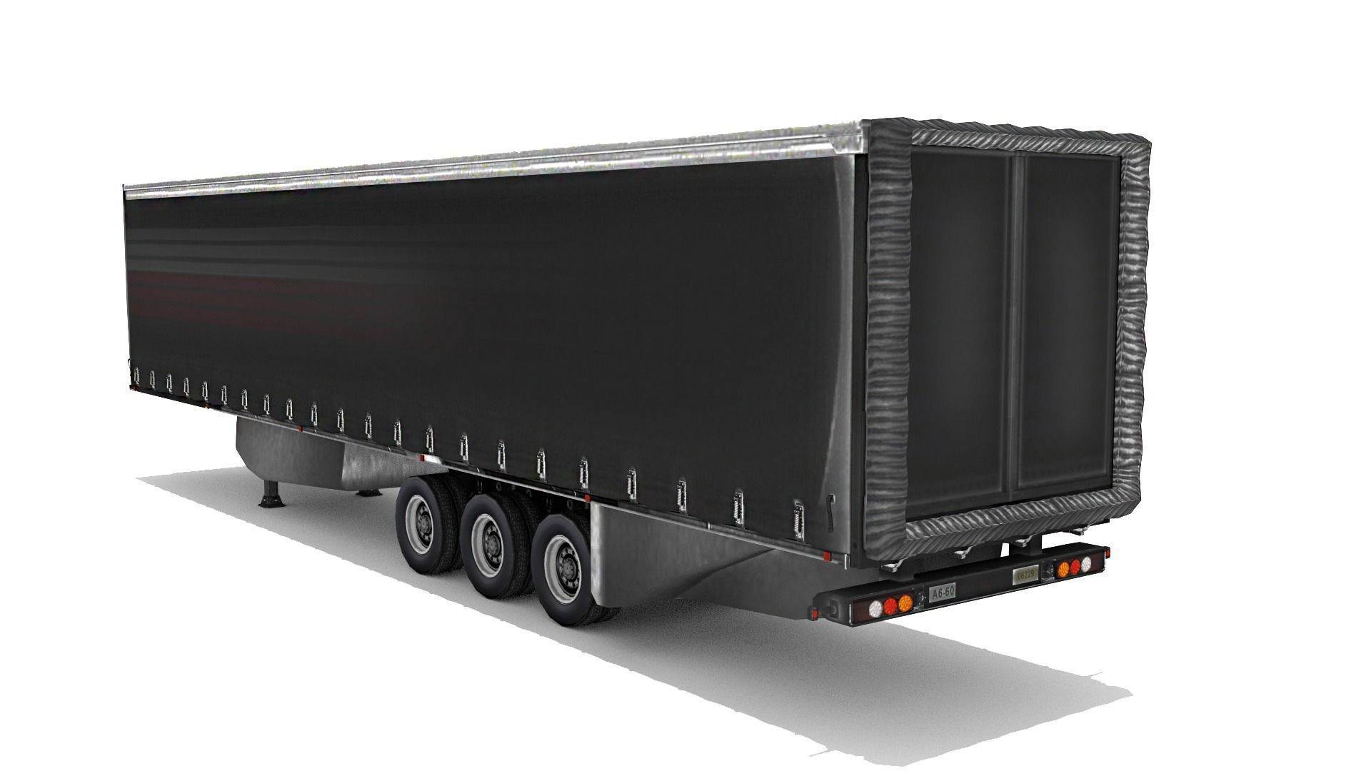 3D model Semi Trailer VR / AR / low-poly | CGTrader