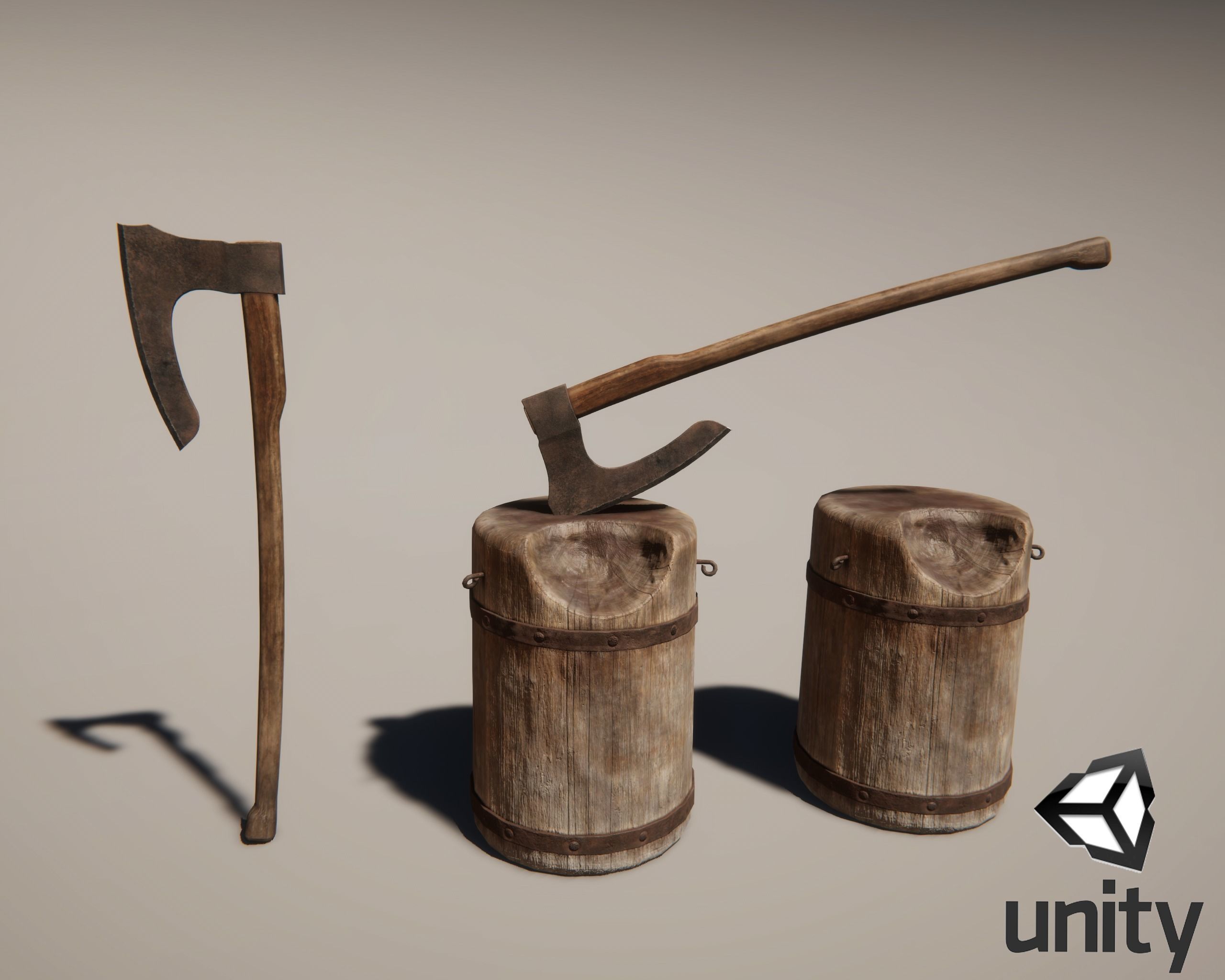 3D model Executioner Axe Block PBR VR / AR / low-poly | CGTrader