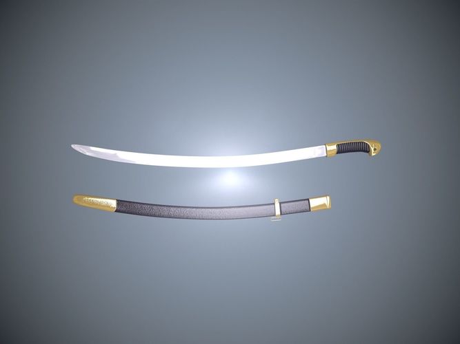 3D model Cossack Sabre VR / AR / low-poly | CGTrader