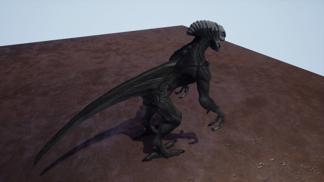 3D model Alien 1 0 7 VR / AR / low-poly | CGTrader