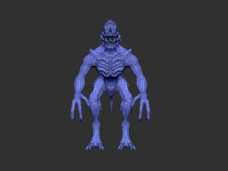 3D model Alien 1 0 7 VR / AR / low-poly | CGTrader