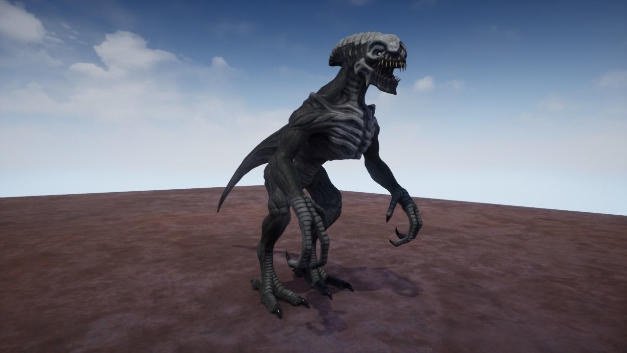 3D model Alien 1 0 7 VR / AR / low-poly | CGTrader