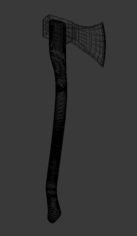 Axe Blender free VR / AR / low-poly 3D model | CGTrader
