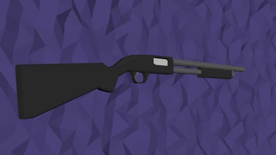 3D model Low-Poly Shotgun Bundle VR / AR / low-poly | CGTrader