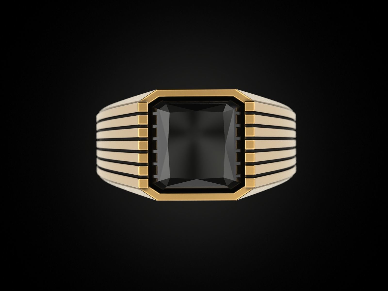 Man ring 3D model 3D printable | CGTrader