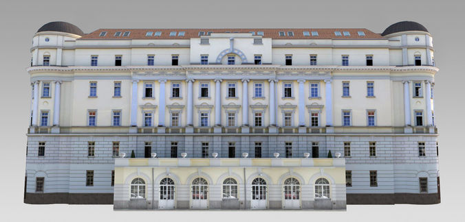 3D model Classical Government Building VR / AR / low-poly | CGTrader