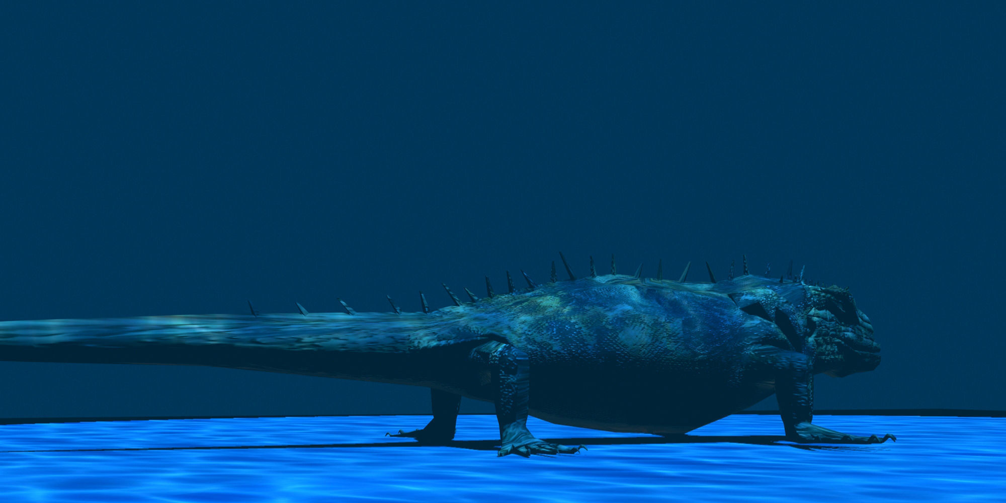 3D model Marine iguana model VR / AR / low-poly | CGTrader