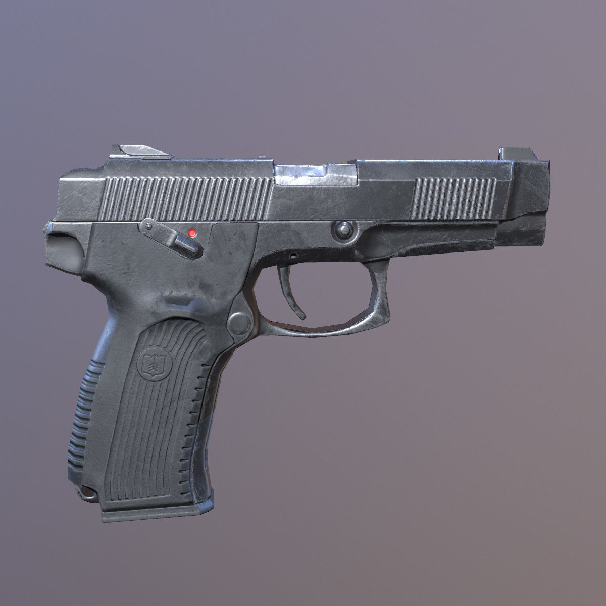 3D model Lowpoly MP-443 Grach Yarygin Pistol VR / AR / low-poly | CGTrader