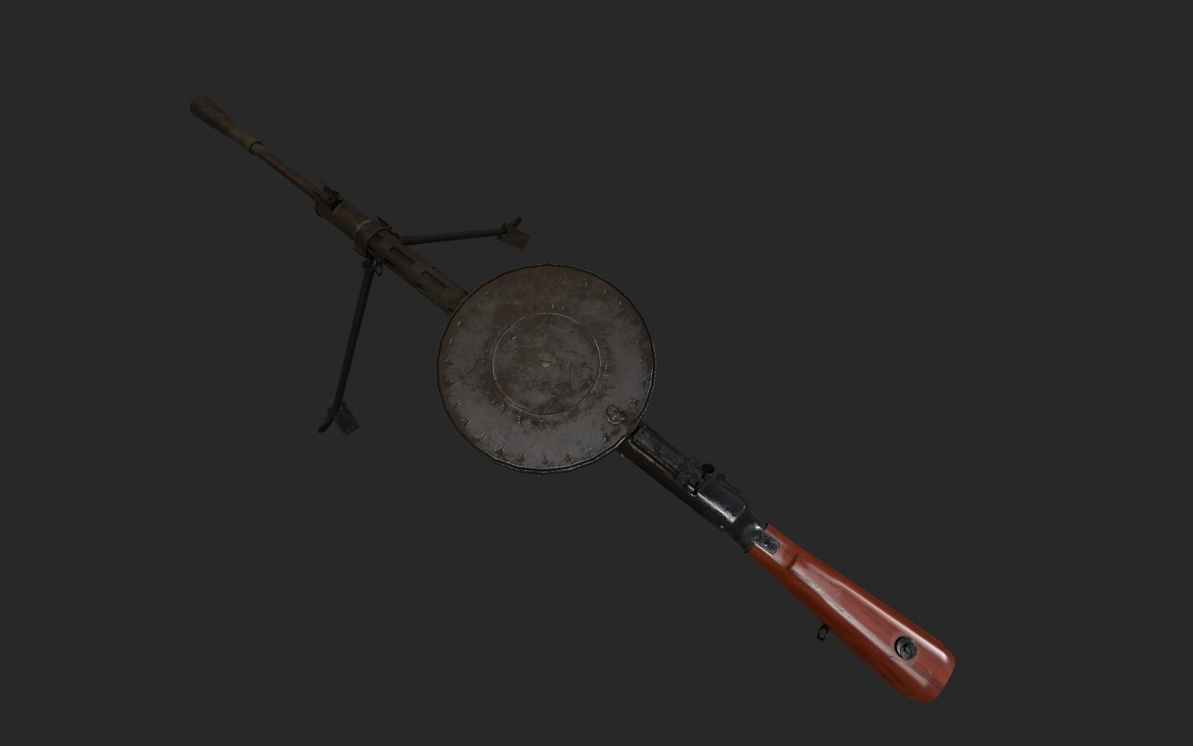 DP-28 Machine Gun 3D model | CGTrader