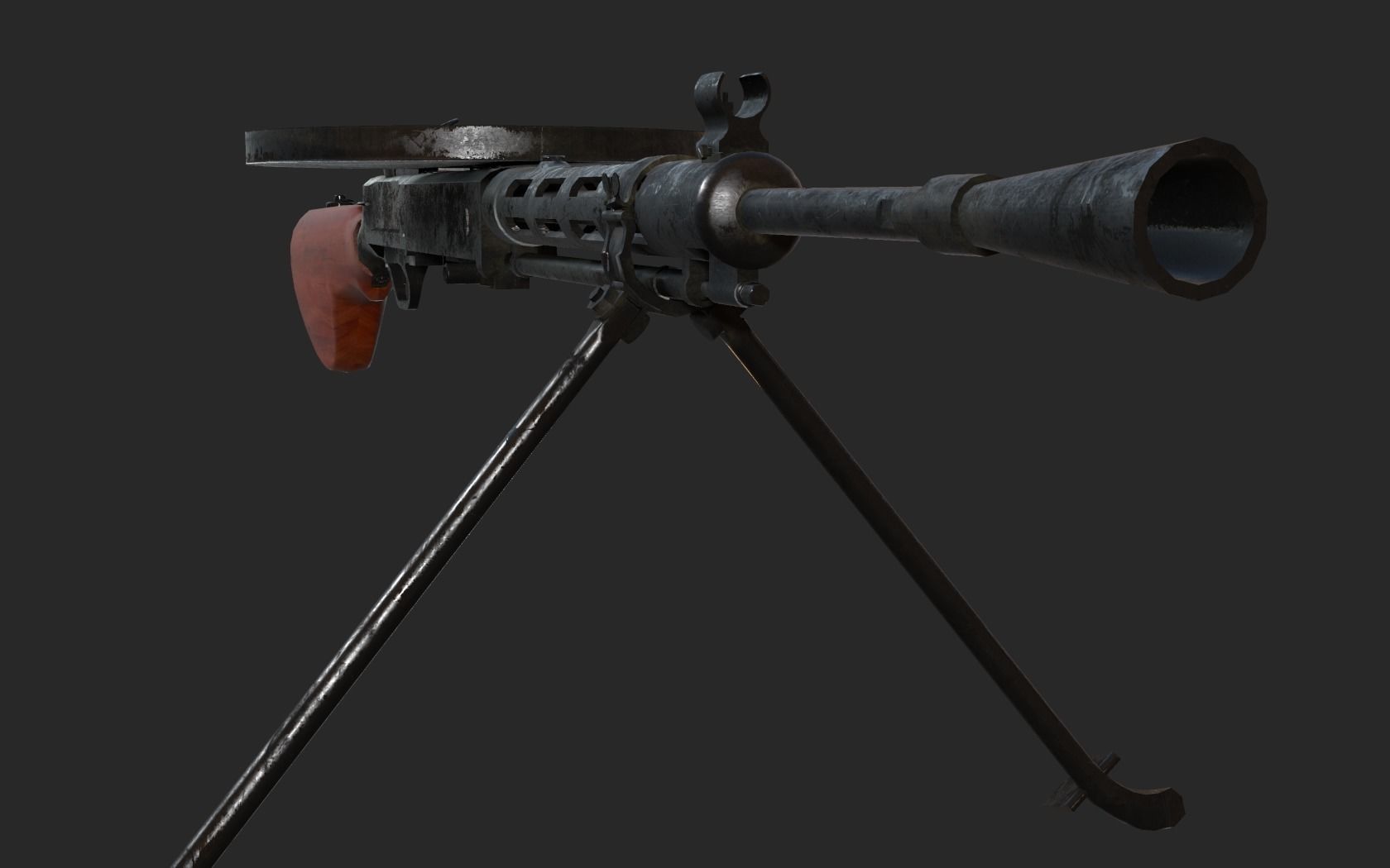 DP-28 Machine Gun 3D model | CGTrader