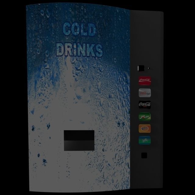 Glowing machine vending 3D model | CGTrader