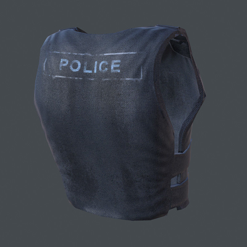 3D model Lowpoly Police Bullet-Proof Vest VR / AR / low-poly | CGTrader