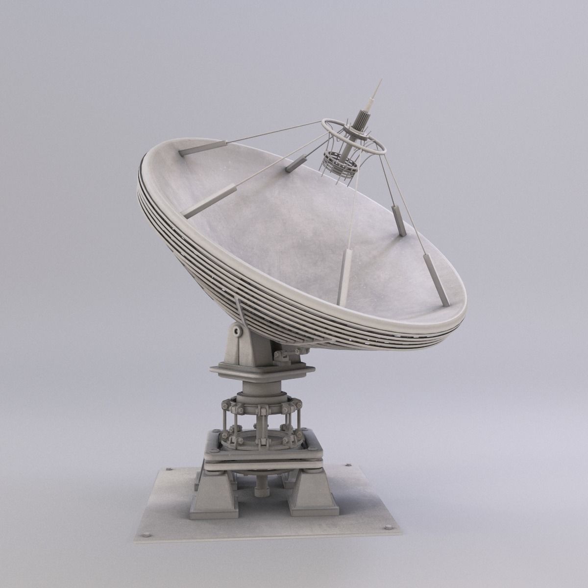 3D model Satellite Dish VR / AR / low-poly | CGTrader