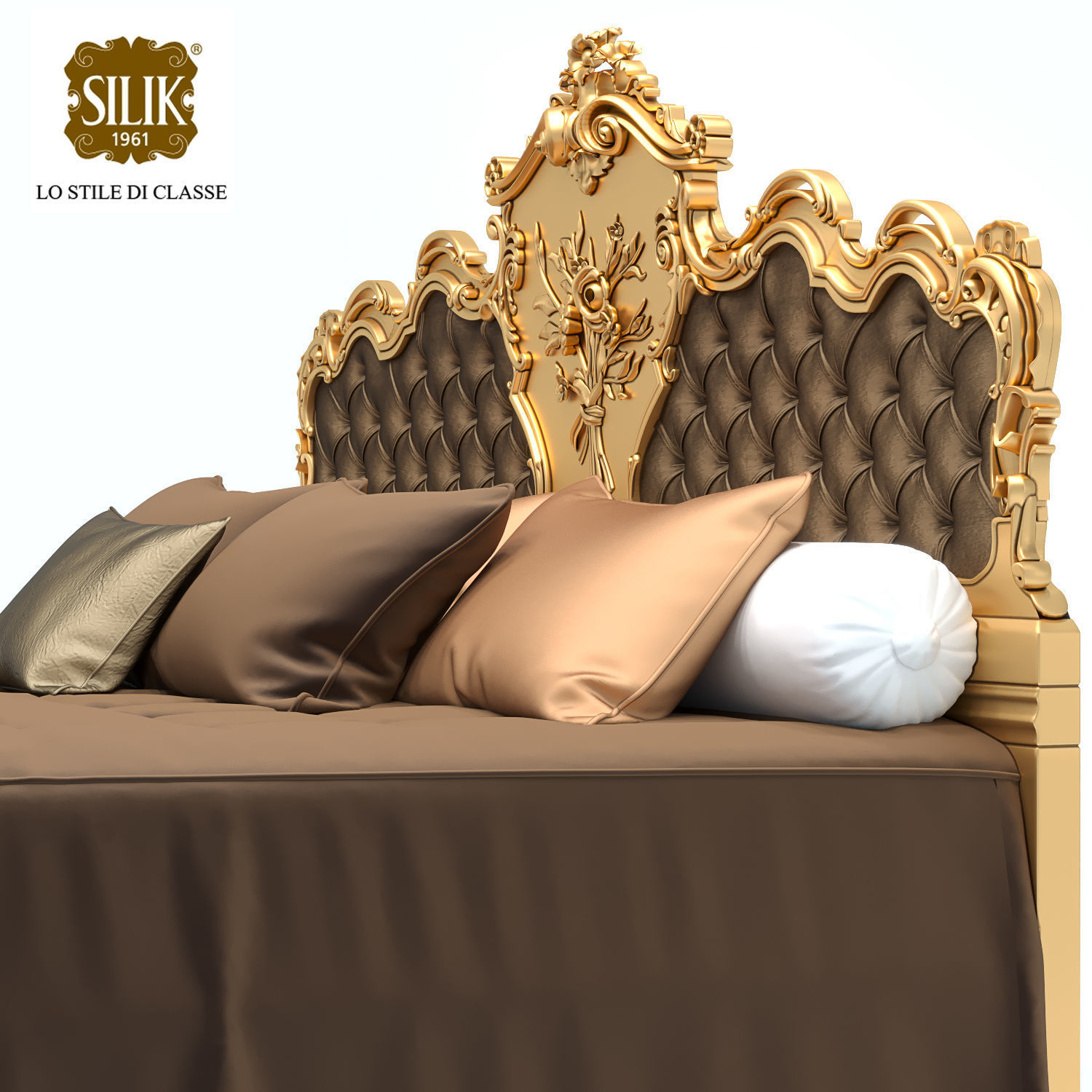 Silik King Size Bed Venere 3D model | CGTrader