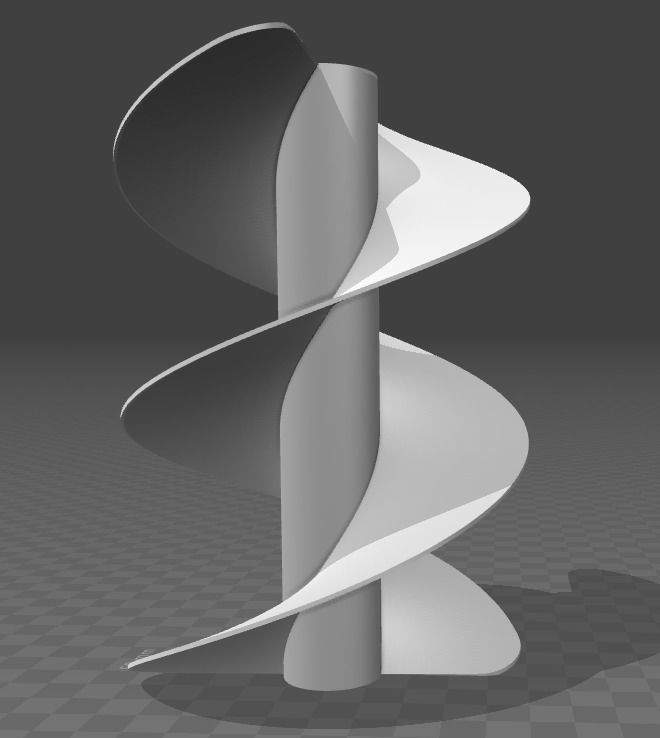 Extrusion screw 3D model 3D printable | CGTrader