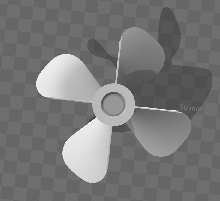 High flow propeller 3D model 3D printable | CGTrader