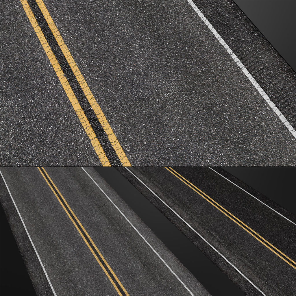 ROAD Textures Pack HD Texture | CGTrader