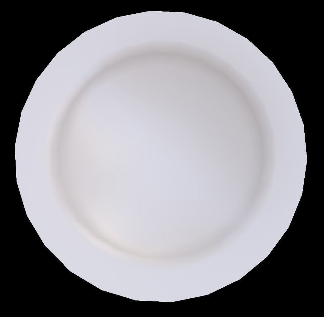 Plate - Includes 2 Objects - Free free VR / AR / low-poly 3D model ...