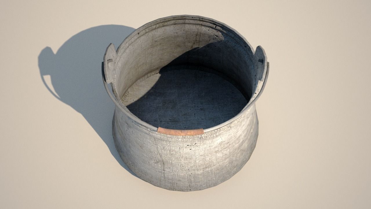 old pot 3D model | CGTrader