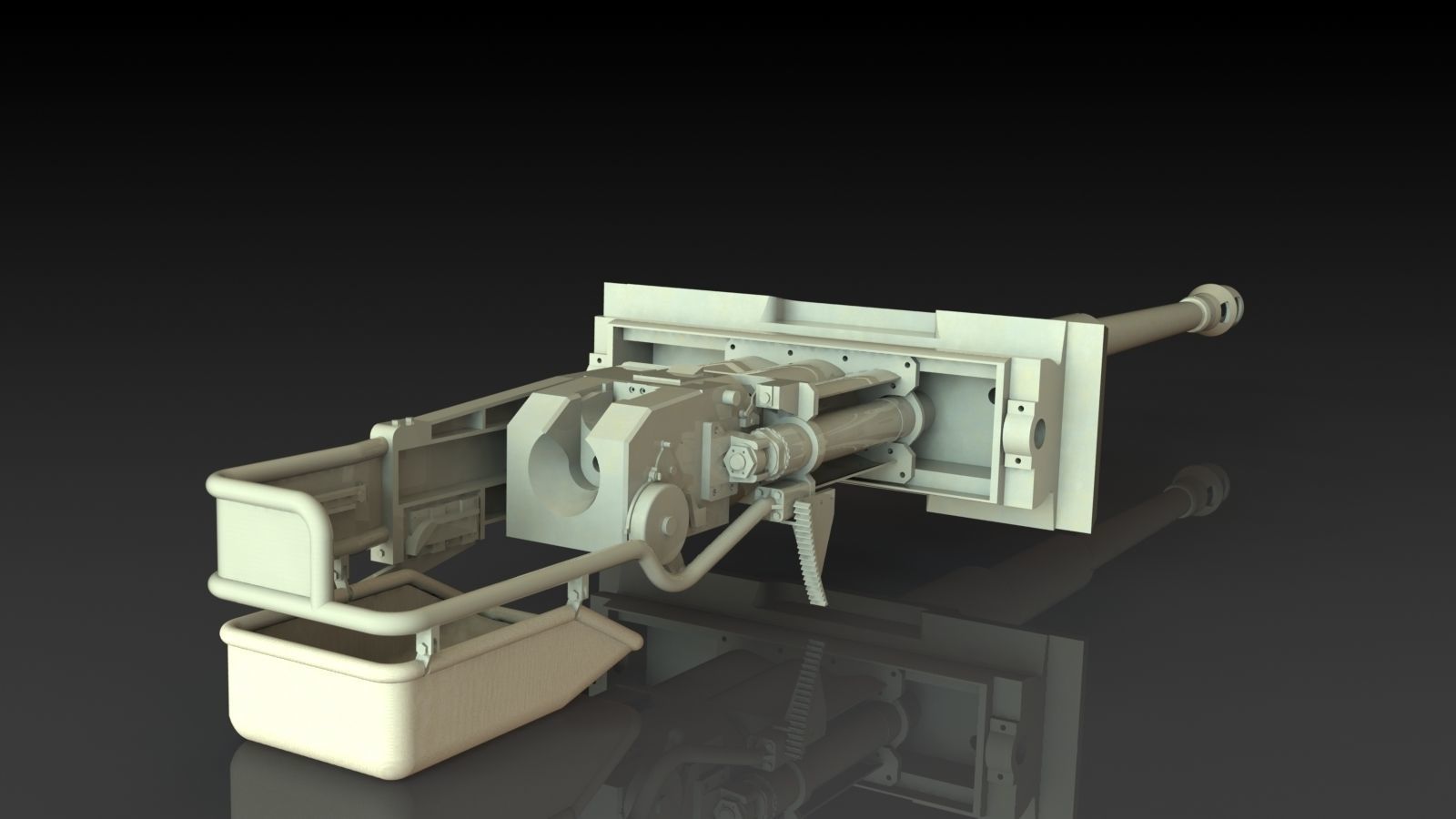 Kampfwagenkanone 88 mm KwK 36 L56 3D model | CGTrader