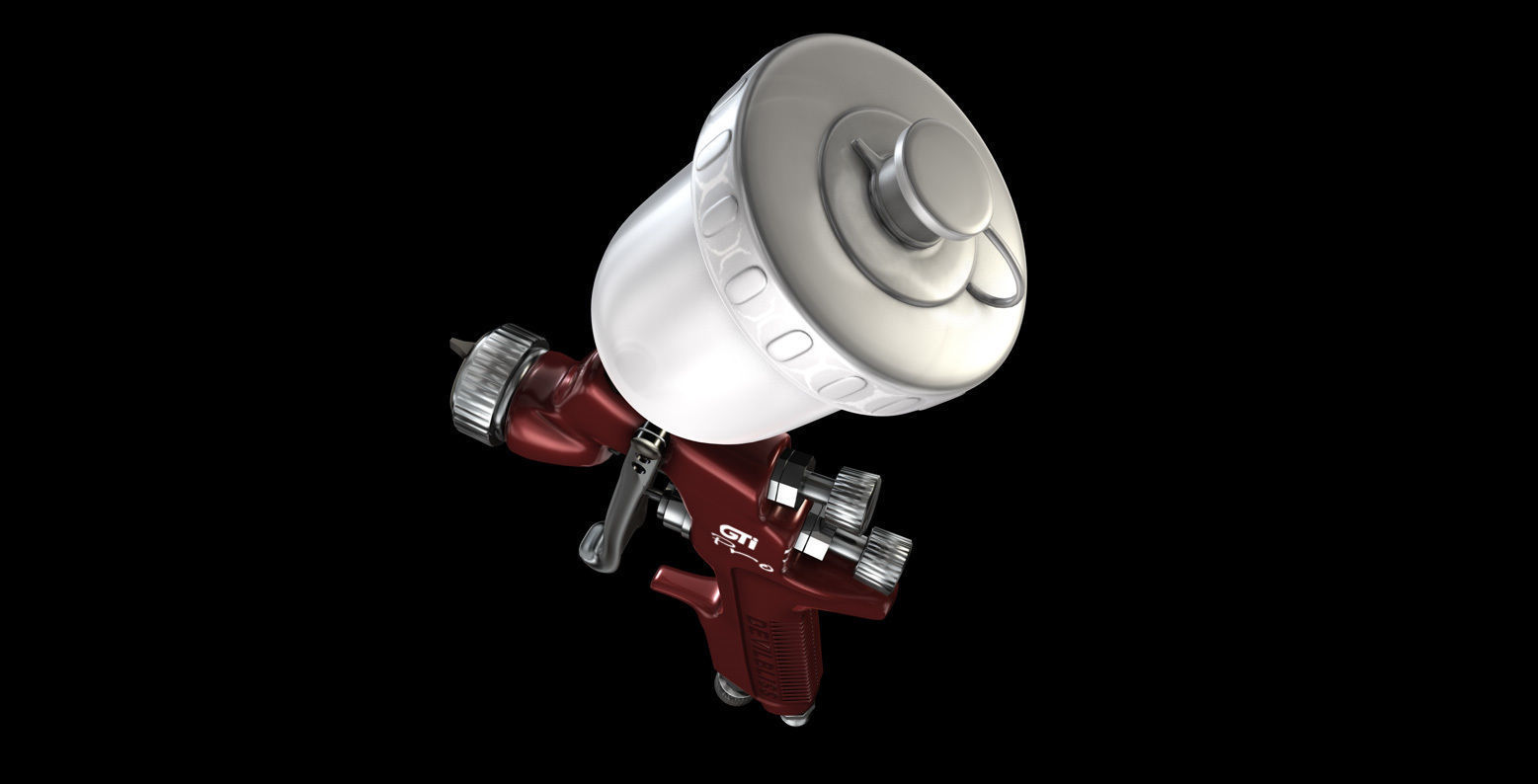DeVilbiss Spray Gun 3D model | CGTrader