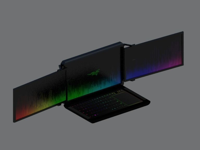 3D model razor project valerie laptop VR / AR / low-poly animated ...