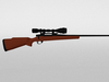 Low Poly Hunting Rifle free VR / AR / low-poly 3D model | CGTrader