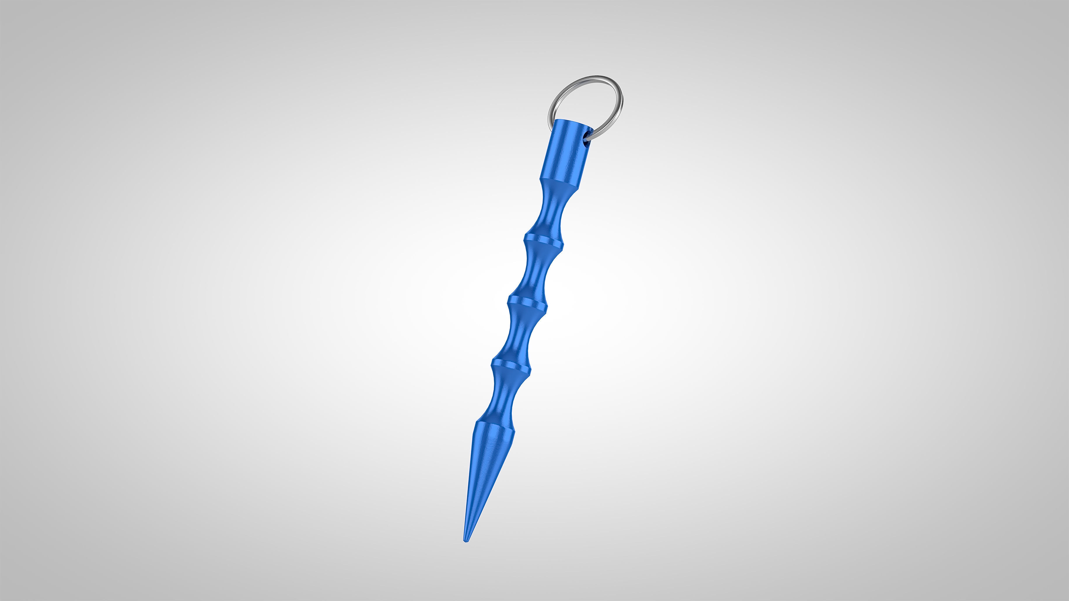 High poly exact replica Aluminum kubotans with ring 3D model | CGTrader