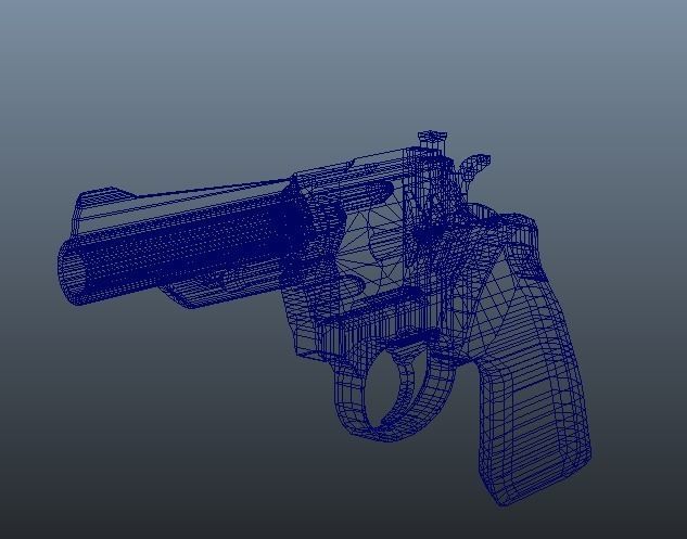 Colt Trooper Untextured free VR / AR / low-poly 3D model | CGTrader