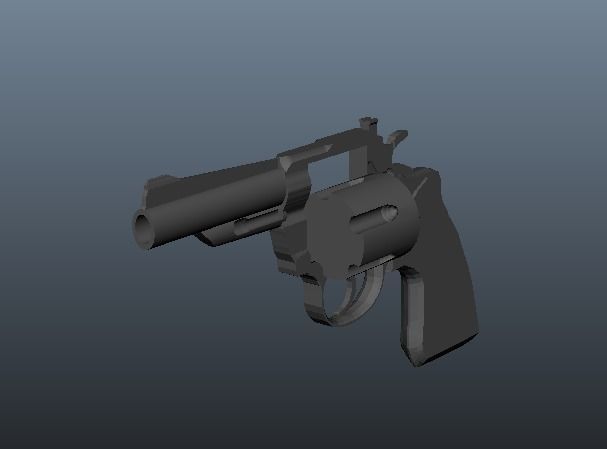 Colt Trooper Untextured free VR / AR / low-poly 3D model | CGTrader