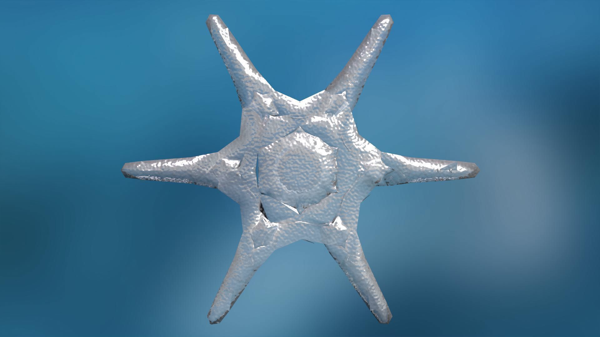3D model 16 Unique Snowflakes VR / AR / low-poly | CGTrader