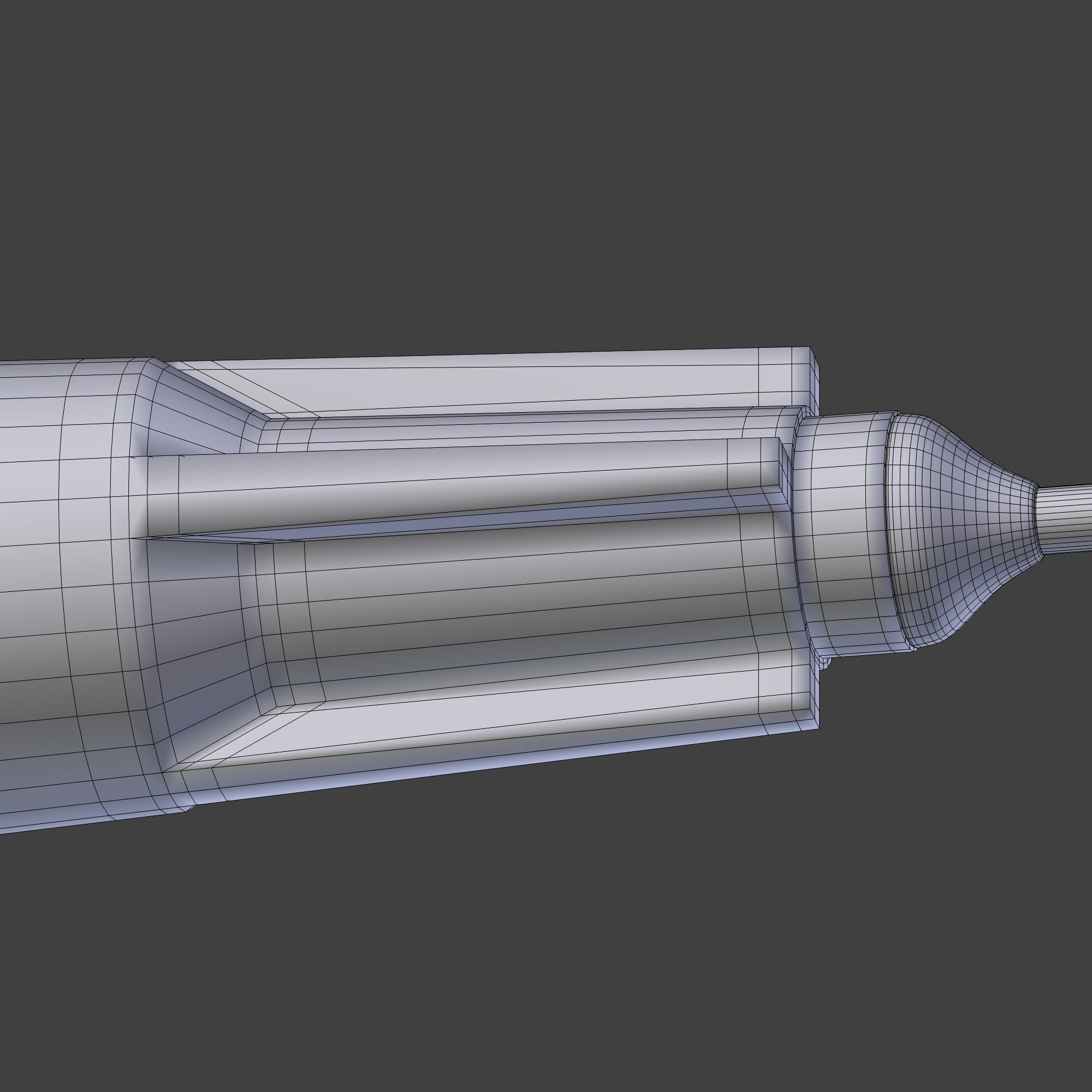 Syringe 2 injection 3D model | CGTrader
