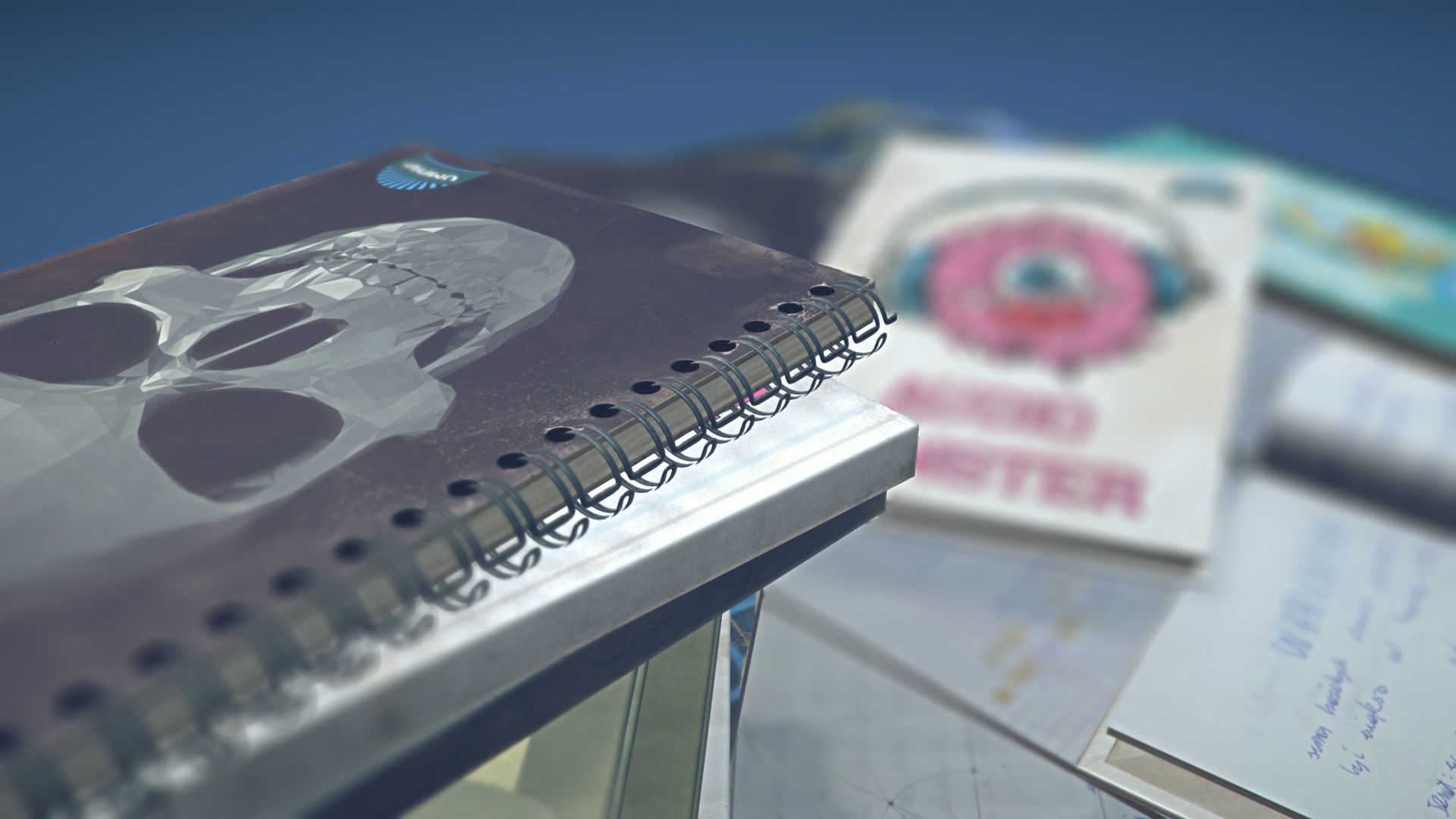 3D model School Book Set VR / AR / low-poly | CGTrader