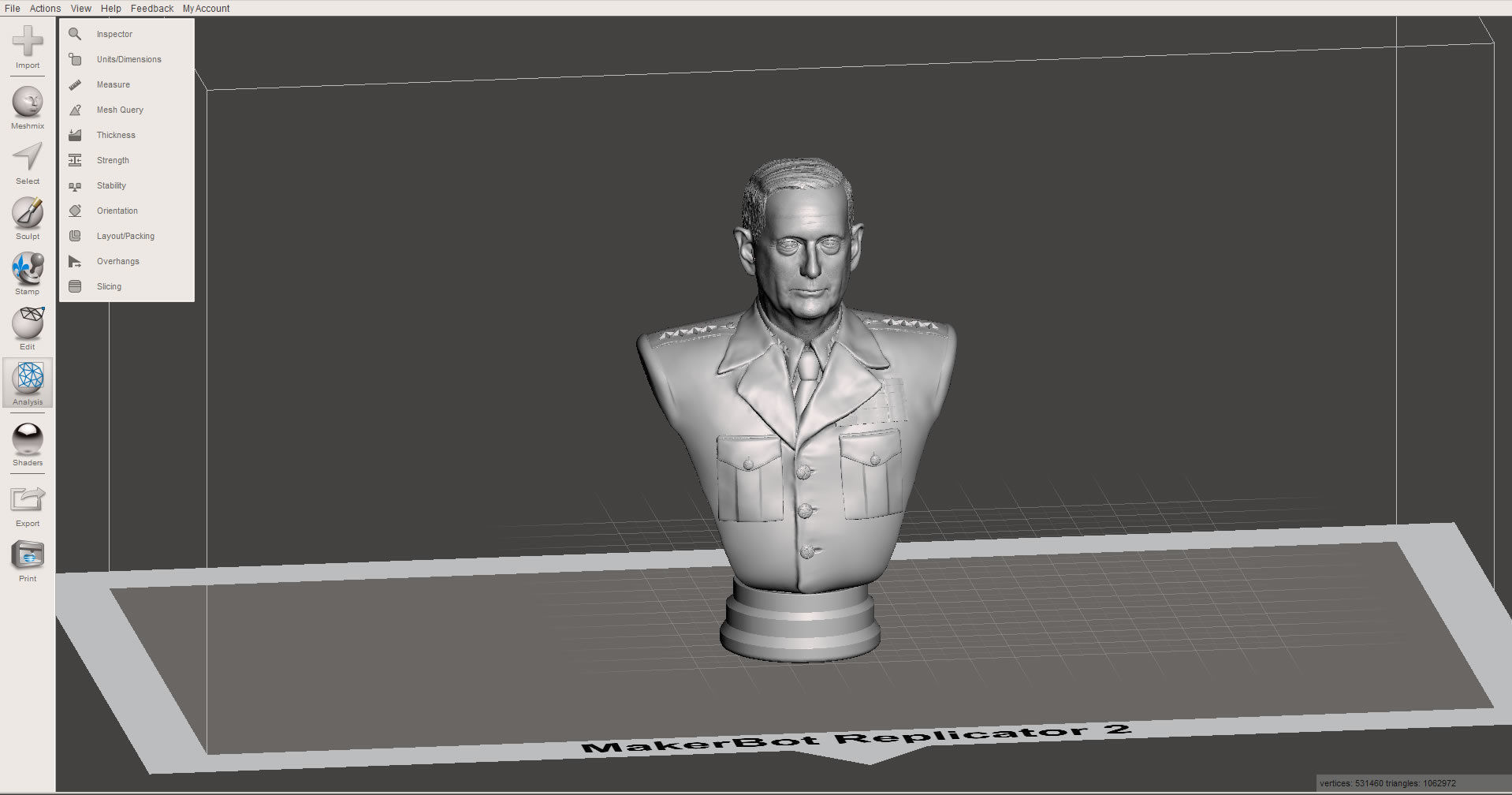 General James Mad Dog Mattis 3D model 3D printable | CGTrader