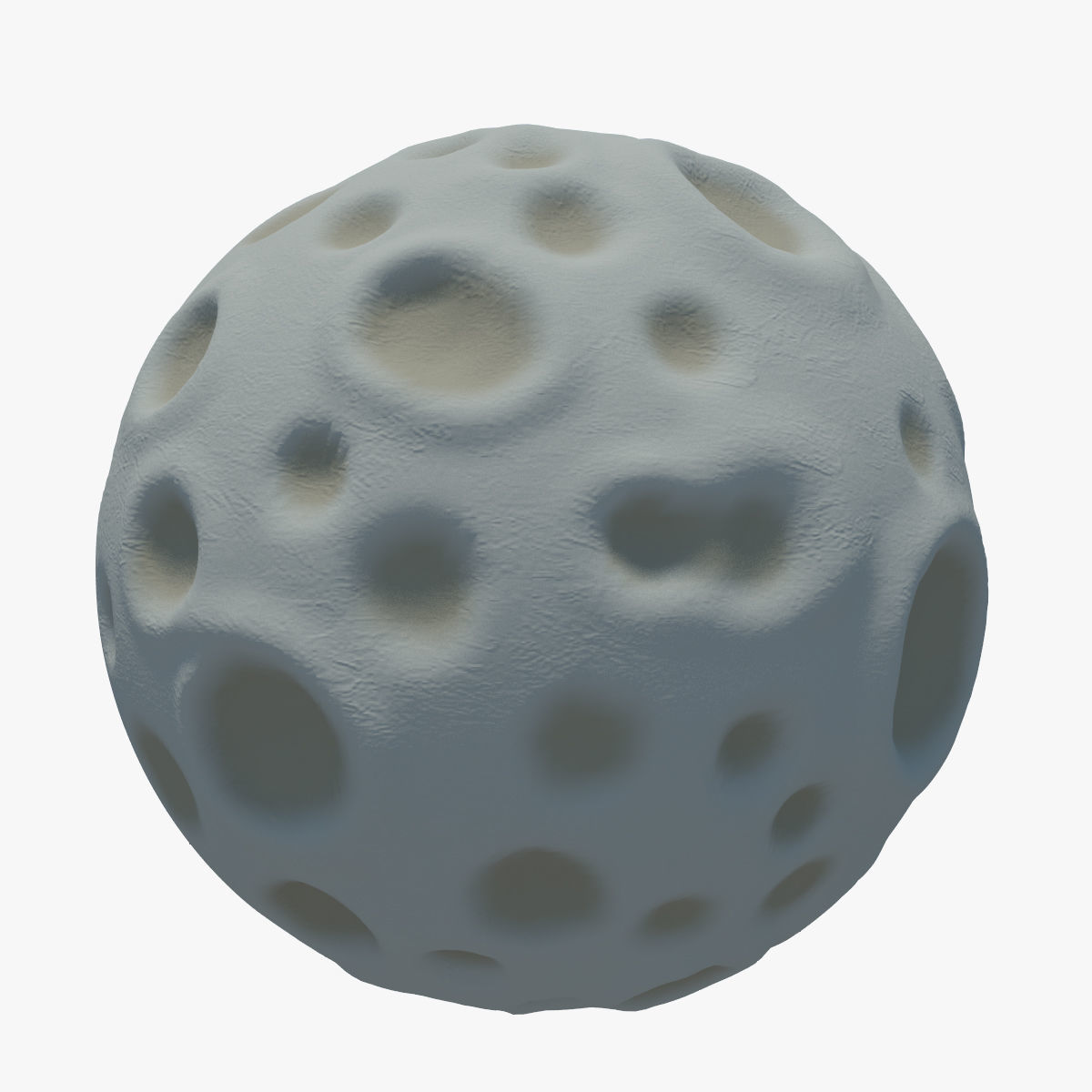 Moon Cartoon 3D model | CGTrader