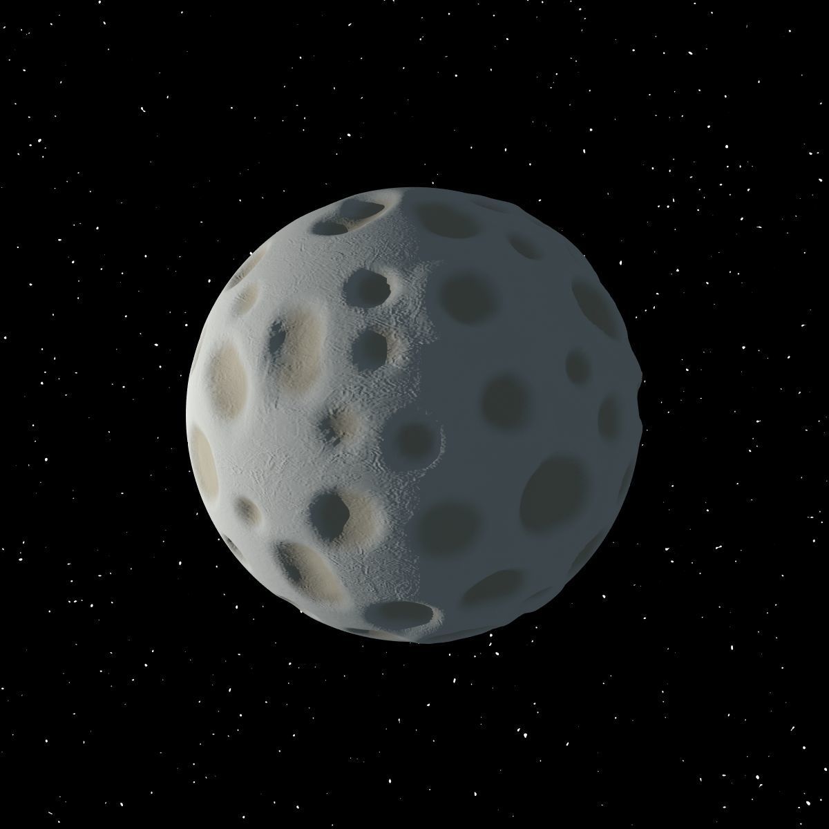 Moon Cartoon 3D model | CGTrader