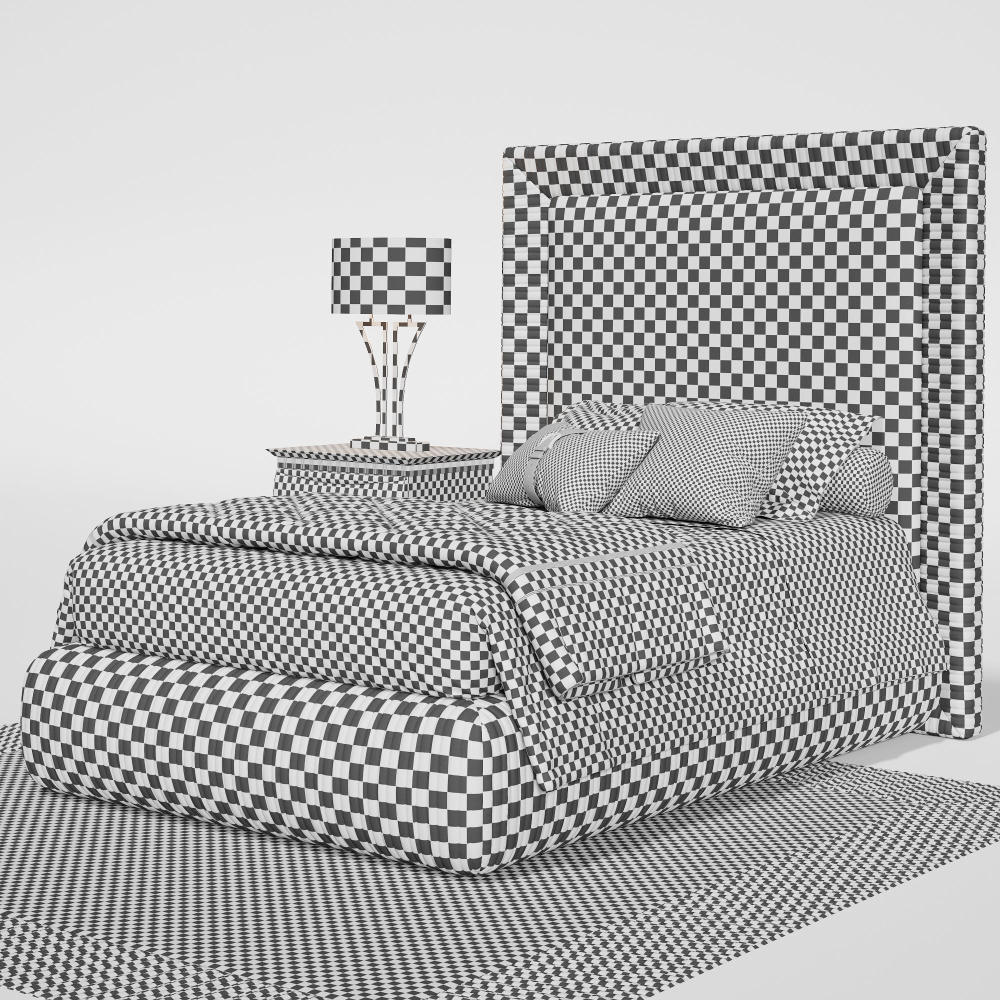 Bed Alex Halley J Collection 3D model | CGTrader