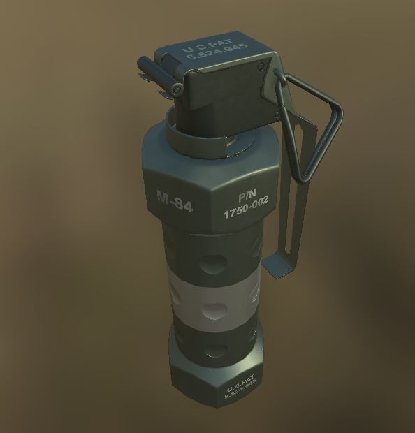 3D model M84 Stun Flashbang Grenade VR / AR / low-poly | CGTrader
