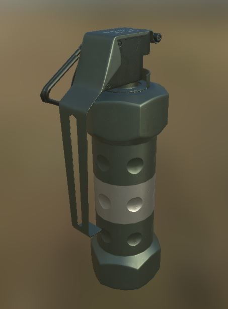 3D model M84 Stun Flashbang Grenade VR / AR / low-poly | CGTrader