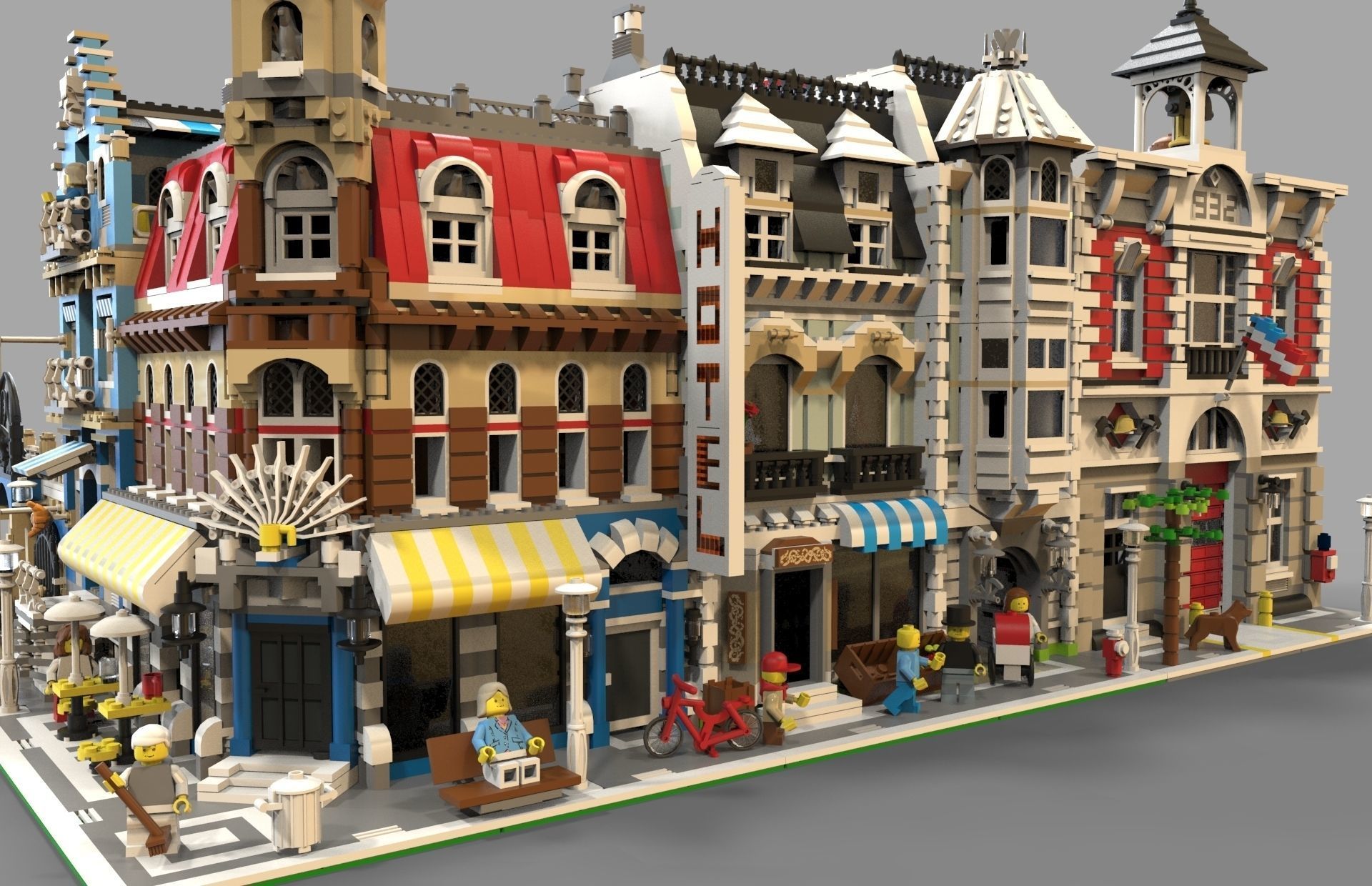 3D model Lego City VR / AR / low-poly | CGTrader