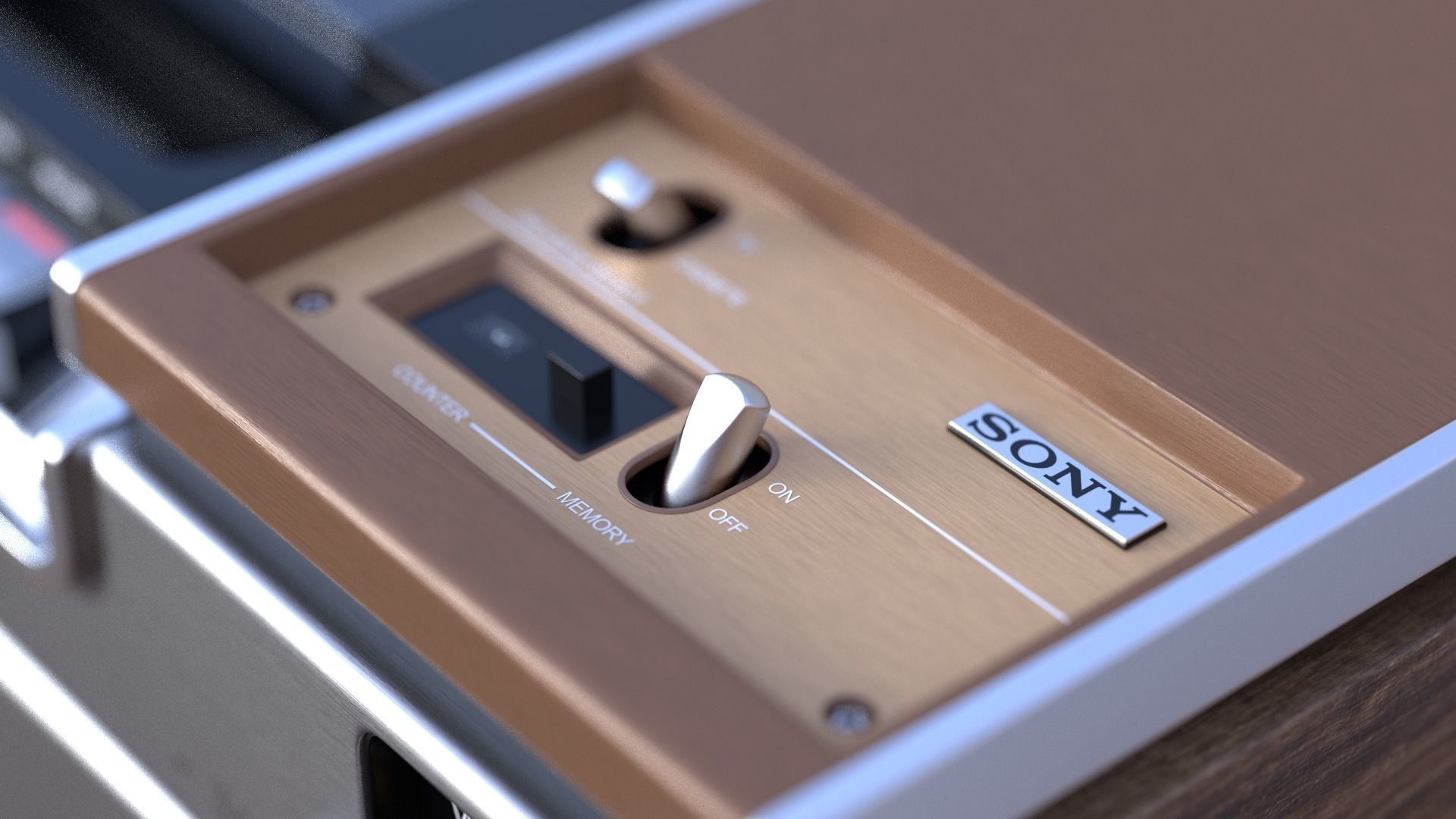 Sony SL-7200 Videocassette Recorder 3D model | CGTrader