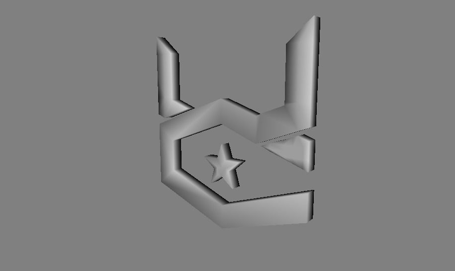 War Commander Icon Logo free VR / AR / low-poly 3D model | CGTrader