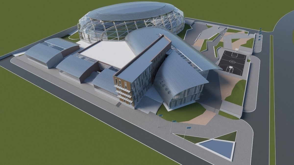 Sport Center 3D model | CGTrader