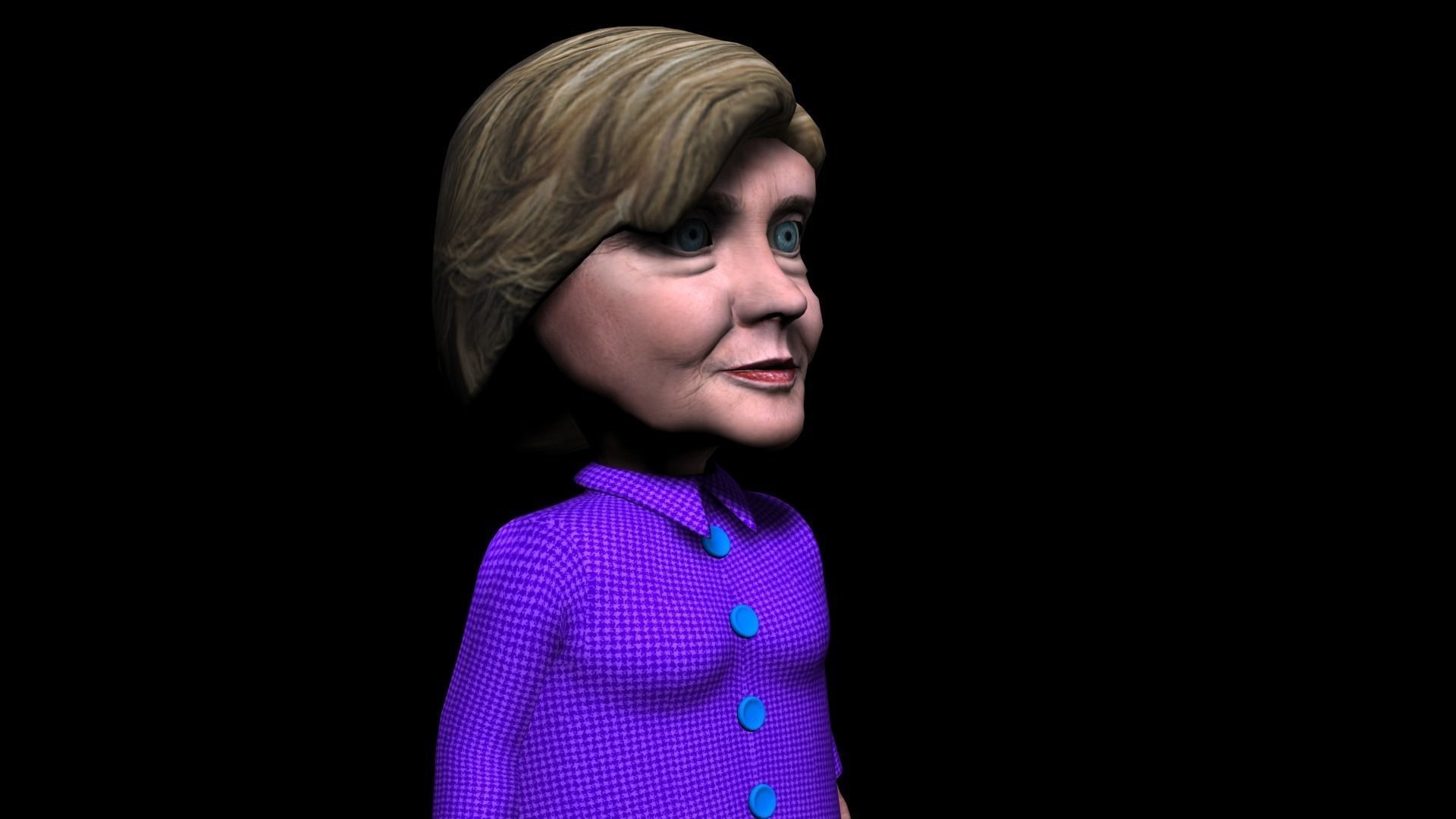 3D model Clinton Character VR / AR / low-poly rigged | CGTrader