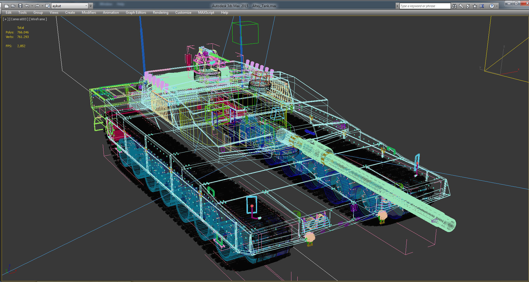 Altay Tank 3D model | CGTrader