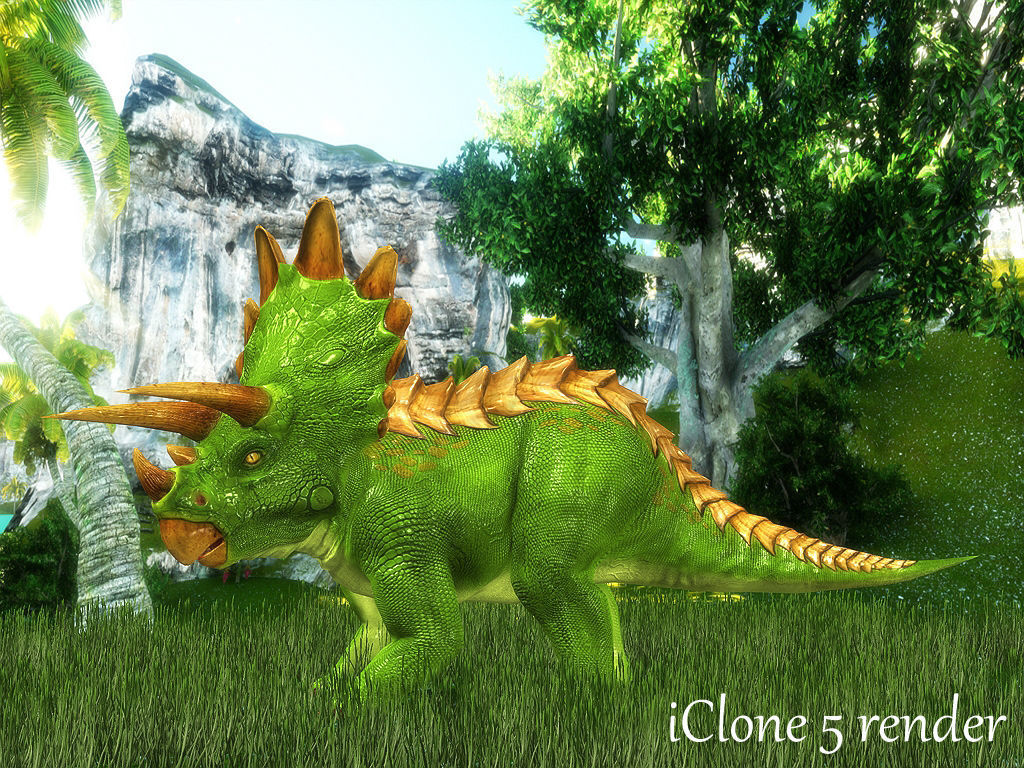 3D model 3Dfoin - Triceratops VR / AR / low-poly rigged animated | CGTrader
