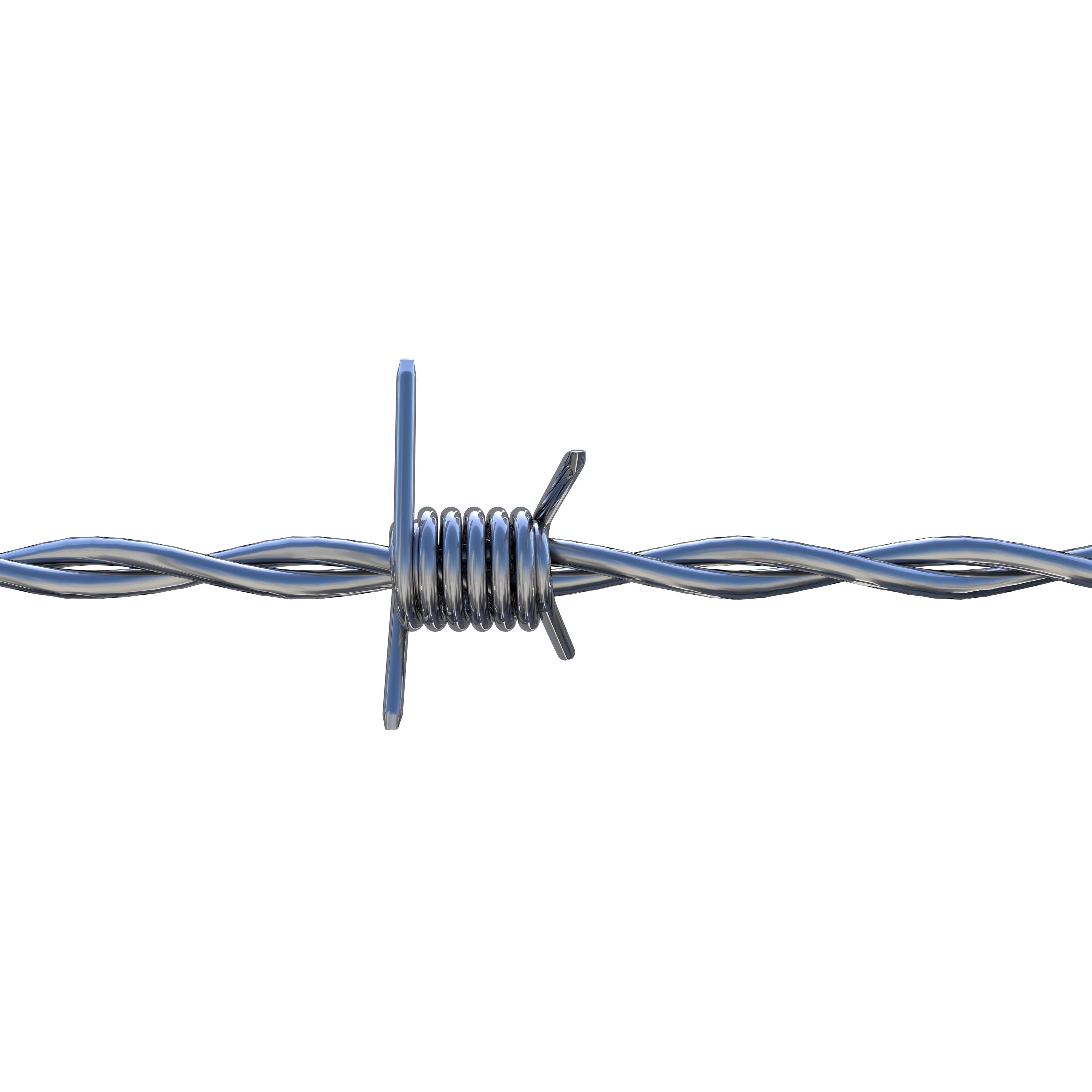 3D model Barb Wire Chrome VR / AR / low-poly | CGTrader