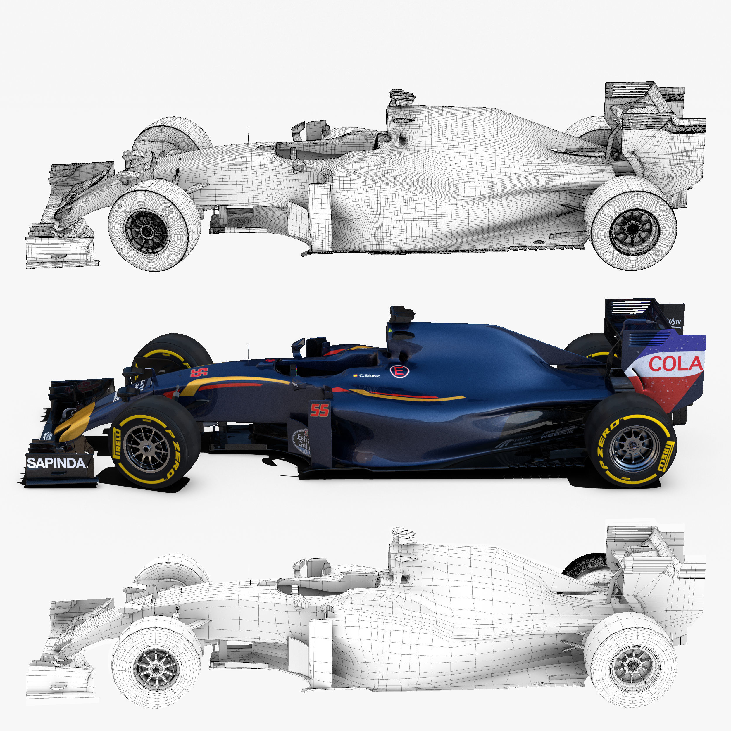 3D model STR11 Car VR / AR / low-poly rigged | CGTrader