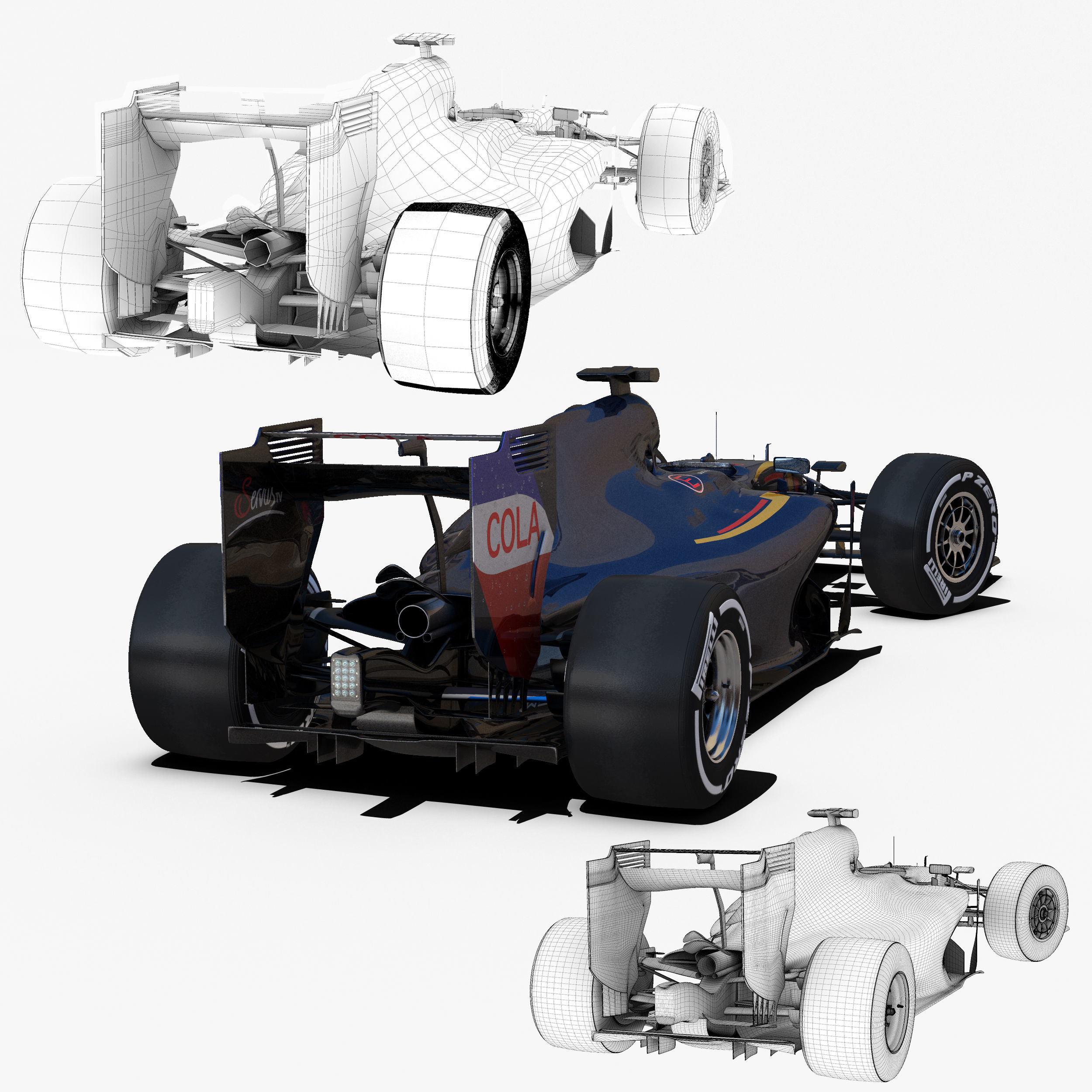 3D model STR11 Car VR / AR / low-poly rigged | CGTrader