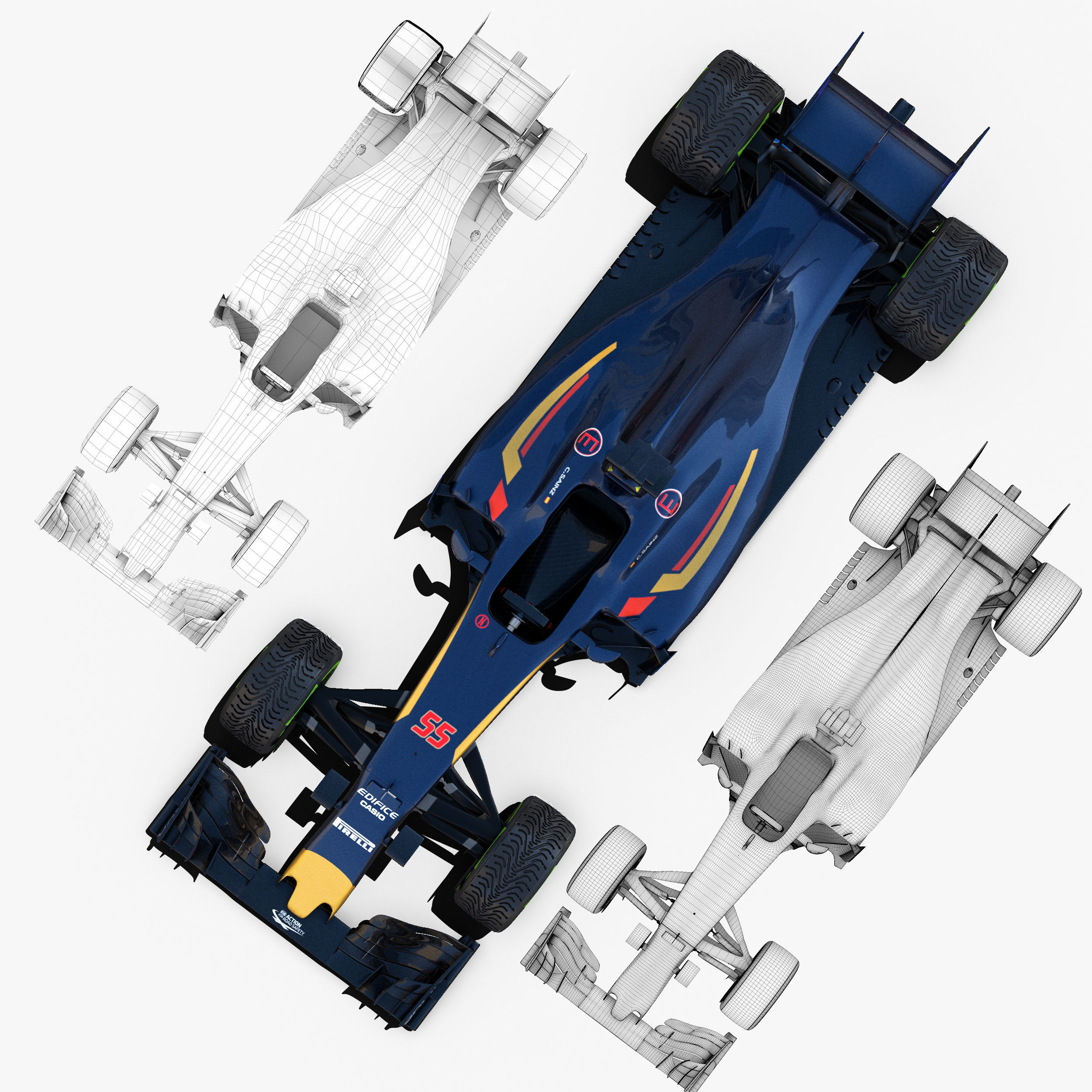 3D model STR11 Car VR / AR / low-poly rigged | CGTrader